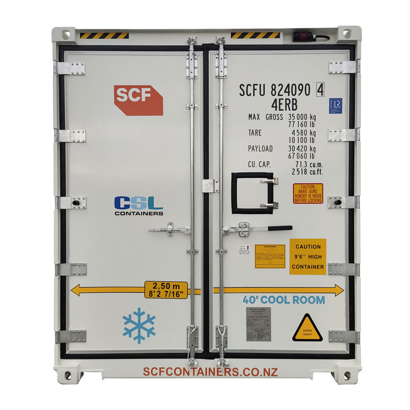 40ft Cool Room Container | Store temperature-sensitive goods safely | SCF